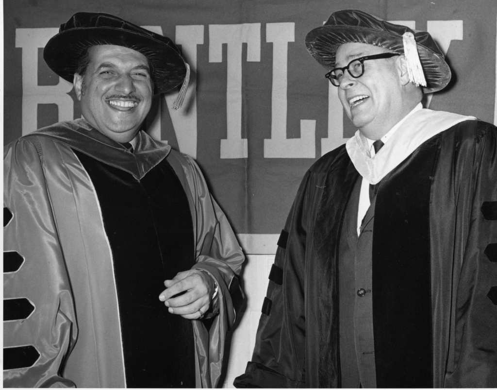 1970 – Adamian and Morison at Adamian’s inauguration