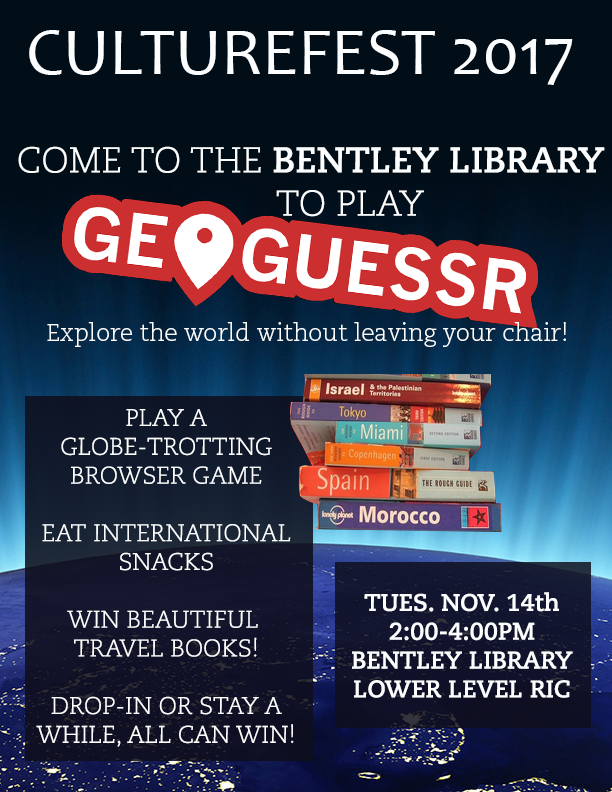 GeoGuessr Party at the Library! Culture Fest 2017 Event – In the Know ...